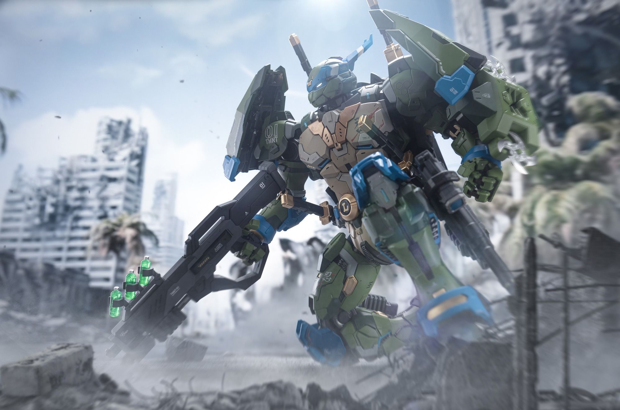 HEATBOYS Teenage Mutant Ninja Turtles Leonardo Mecha - FortuExpo